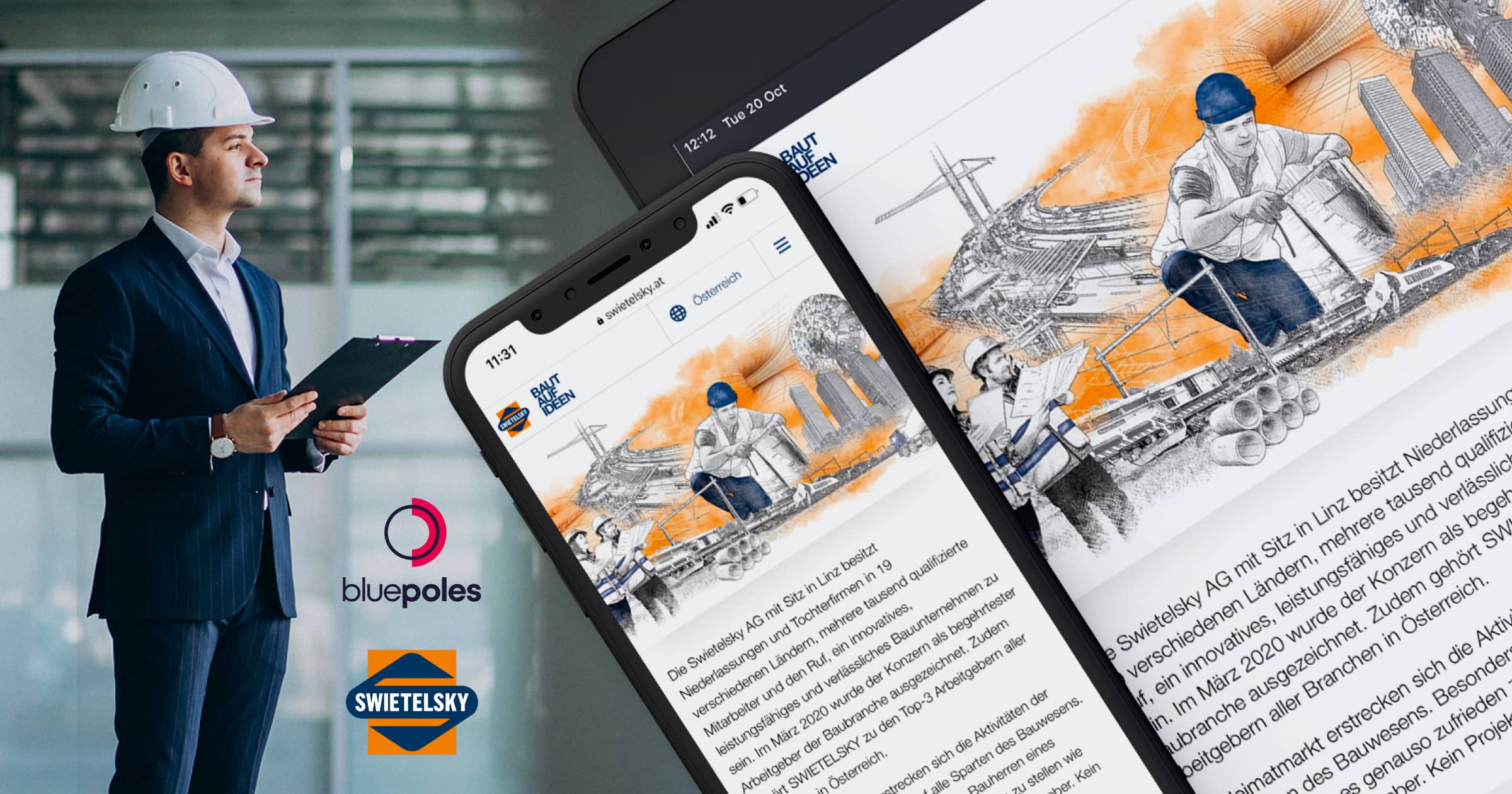 Swietelsky | Blue Poles